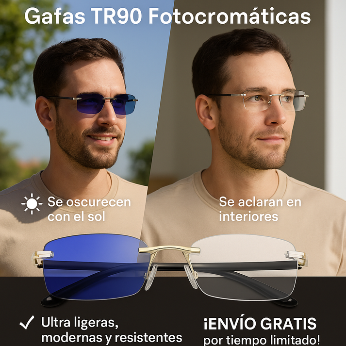 Gafas Tr90 Fotocromáticas – ENVIOS GRATIS